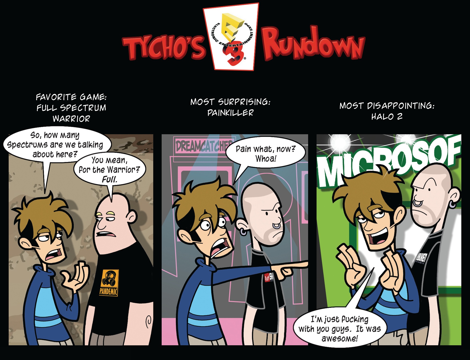 Tycho's E3 Rundown - Penny Arcade