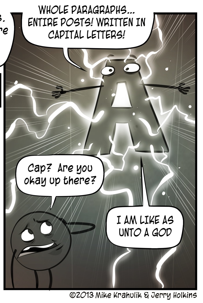 Capitalization - Penny Arcade