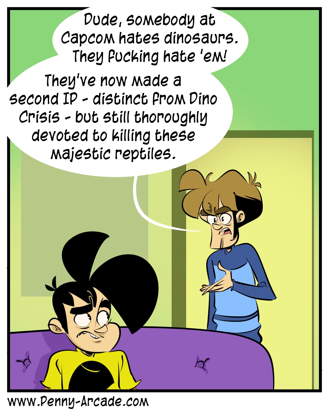 Dinophobia - Penny Arcade